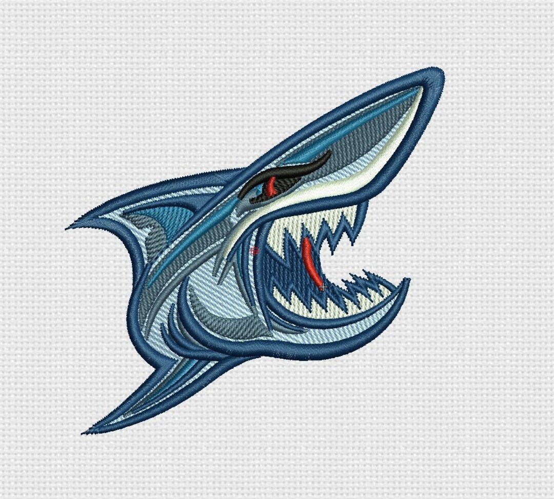 Embroidery Design Shark, Embroidery Designs Fish - Etsy