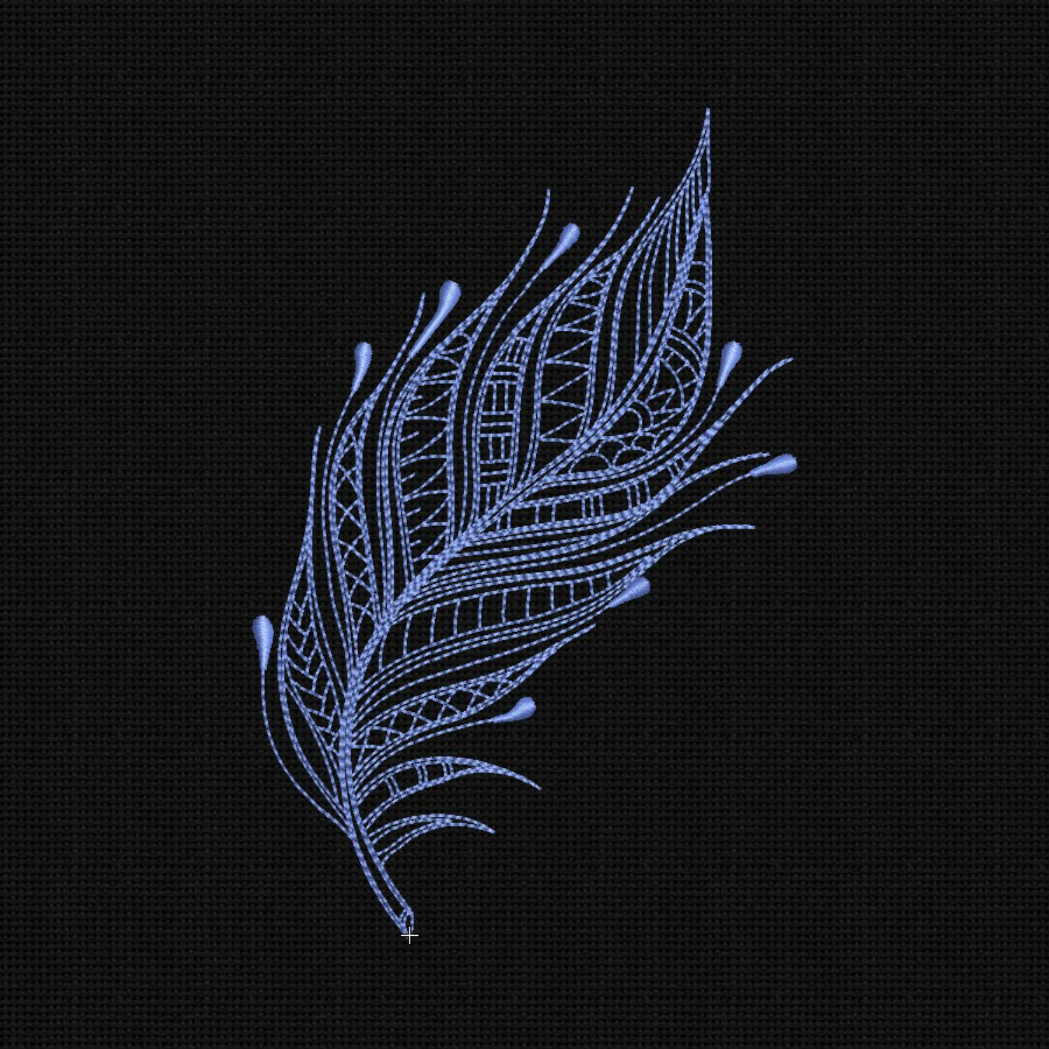 Embroidery Design Feather Embroidery Designs - Etsy