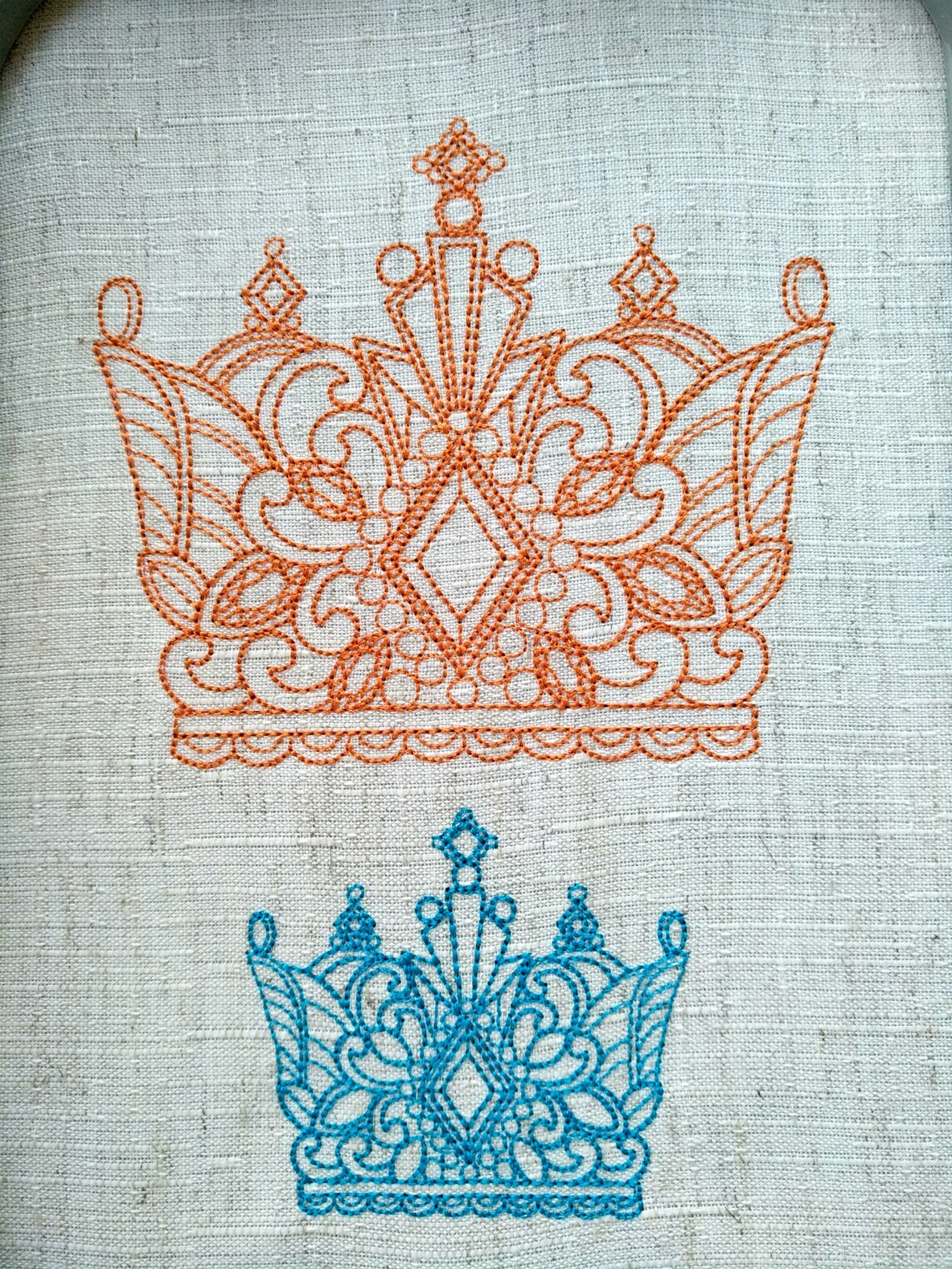 Embroidery Design Crown, Embroidery Designs Crowns - Etsy