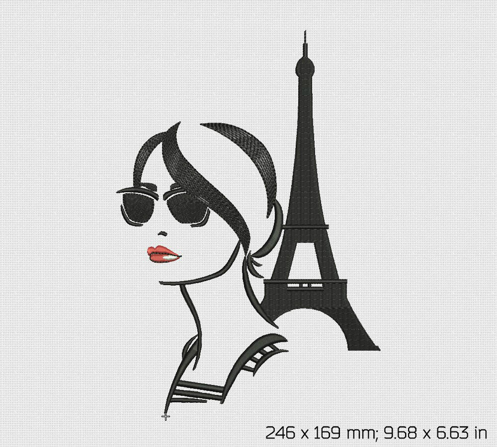 Embroidery Design Girl Embroidery Designs - Etsy