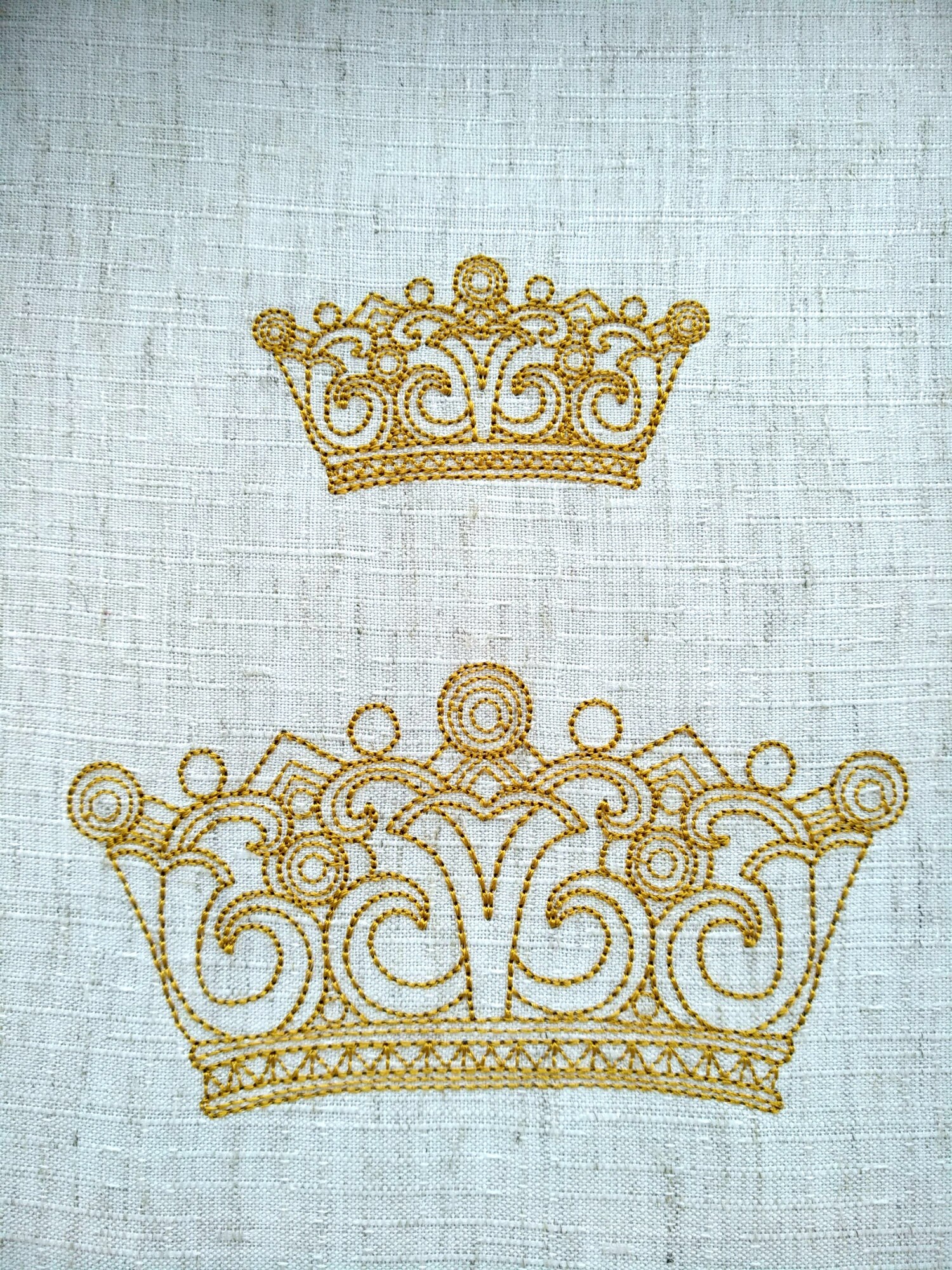 Embroidery Design Crown Embroidery Designs | Etsy