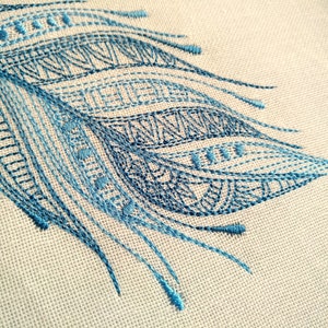 Embroidery Design Feather, Embroidery Designs Rainbow - Etsy