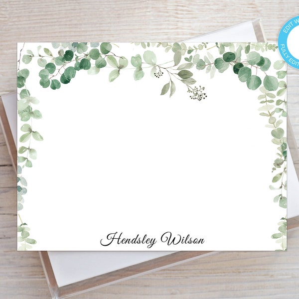 Green Note Card - Etsy