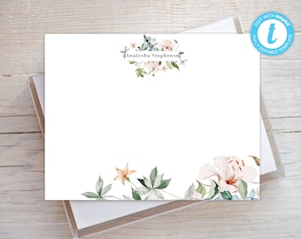 Editable Note Card | Etsy