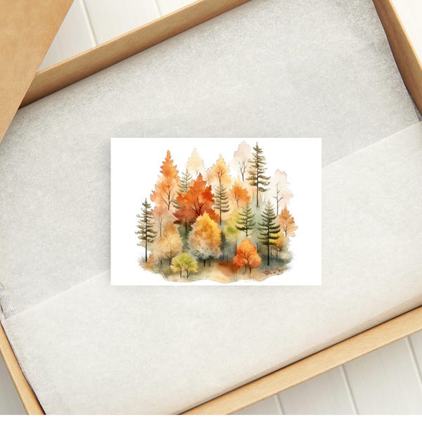 Flat Blank Card - Etsy
