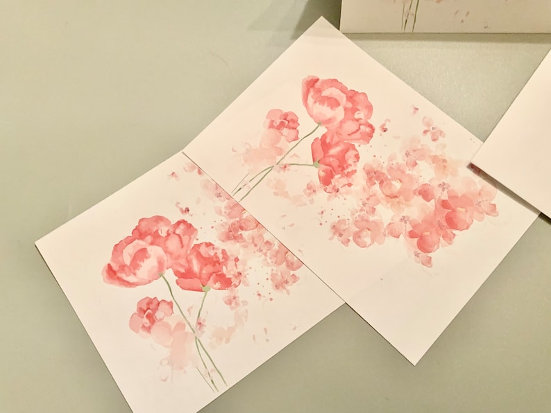 Printable 5x7 Flat Note Cards & Tent Card With Envelope - Etsy