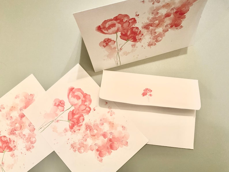 Printable 5x7 Flat Note Cards & Tent Card With Envelope - Etsy