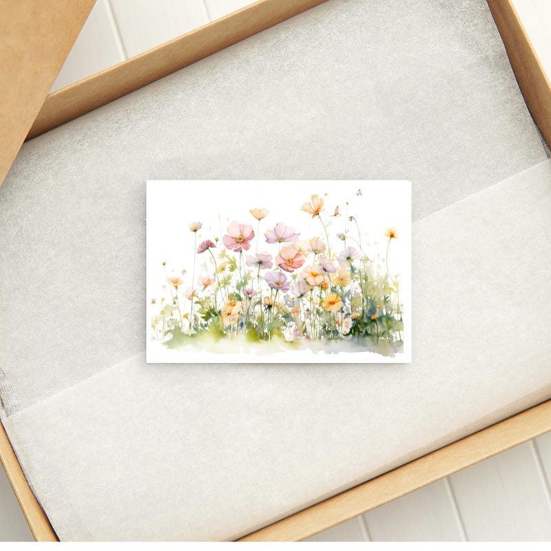 Flat Note Cards - Etsy