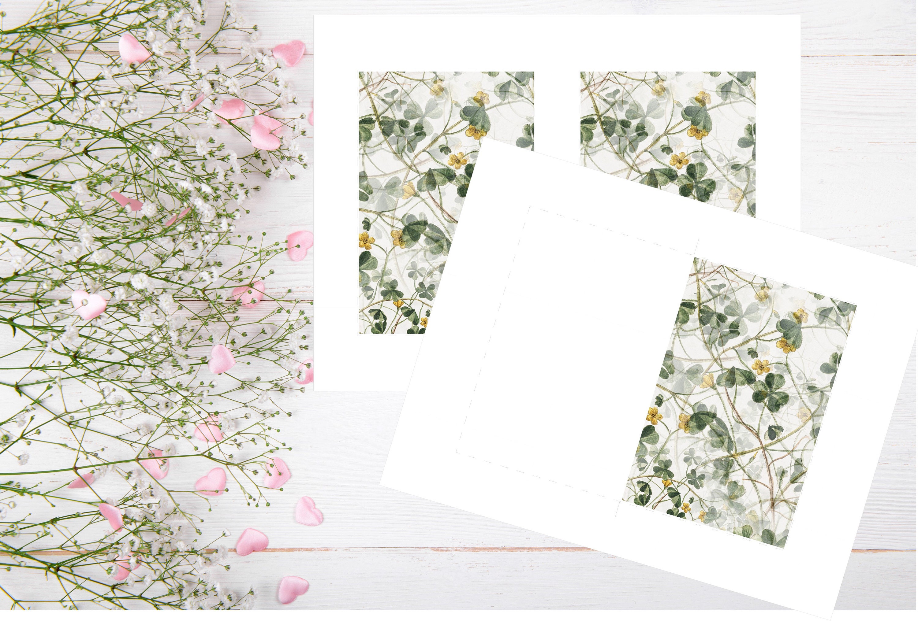 Botanical 4x6 Printable Portrait Flat Note Card & Tent Note - Etsy