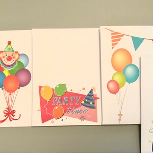 Set of 5 Printable Happy Birthday Envelopes 5x7/printable Envelope ...
