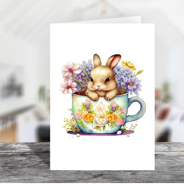 Bunny Note Cards - Etsy