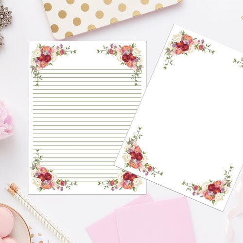 Cute Printable Baby Stationery Digital Note Paper Instant - Etsy