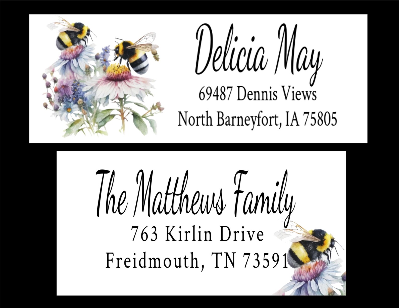 Honeybees Printable Address and Return Labels/avery Label 5263 & 8160 ...