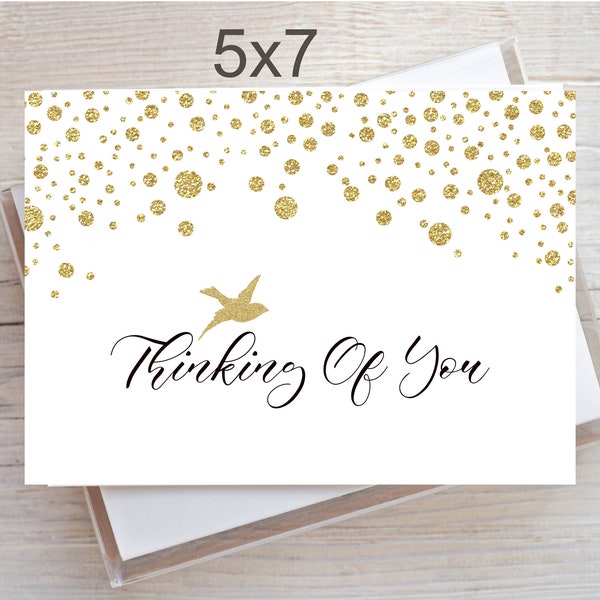 Thinking of You Note Printable - Etsy