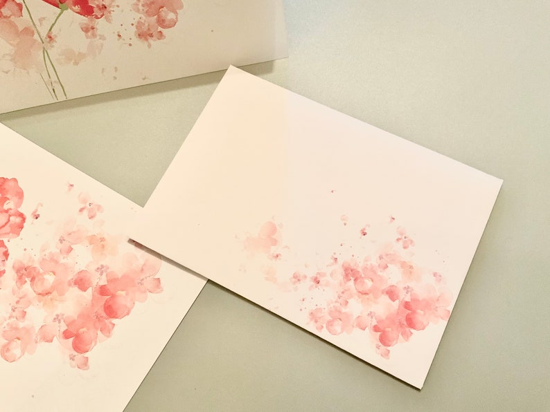 Printable 5x7 Flat Note Cards & Tent Card With Envelope - Etsy