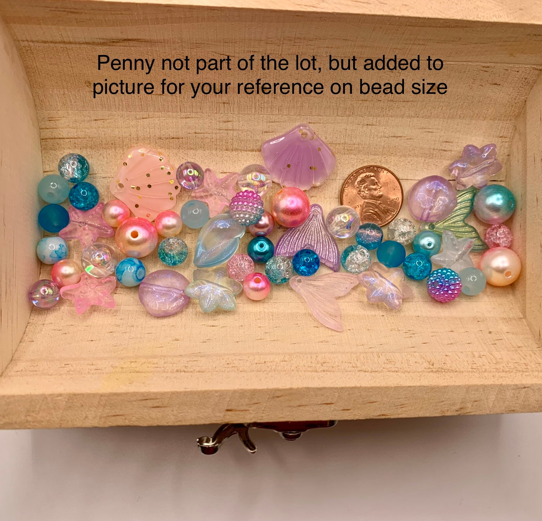 Mermaid Bead Mix Mermaid Beads Mermaid Bead Assortment Mixed Beads Bead ...