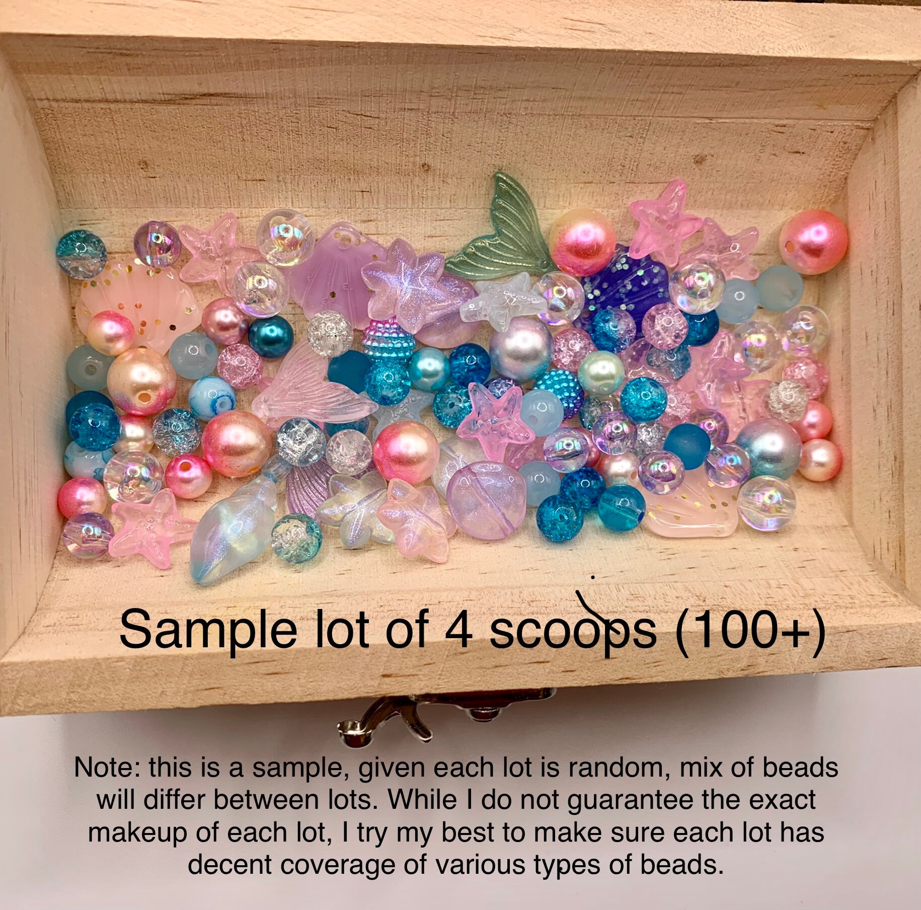 Mermaid Bead Mix Mermaid Beads Mermaid Bead Assortment Mixed Beads Bead ...