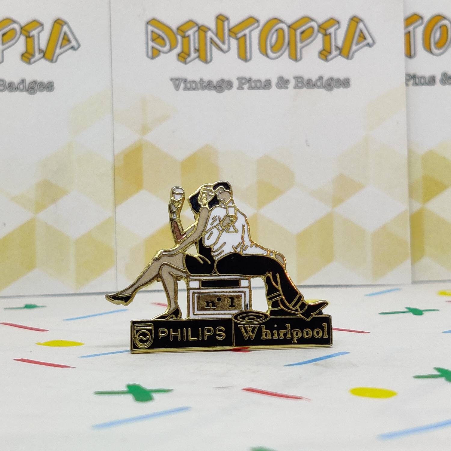 Philips Whirlpool Lapel Pin Badge Retro Vintage Advertising - Etsy Canada