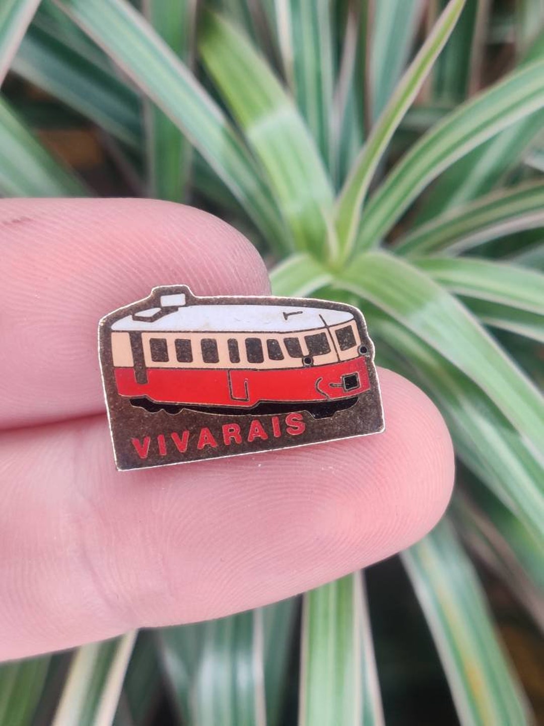 Vivarais Railway France Vintage Enamel Train Pin Badge. - Etsy