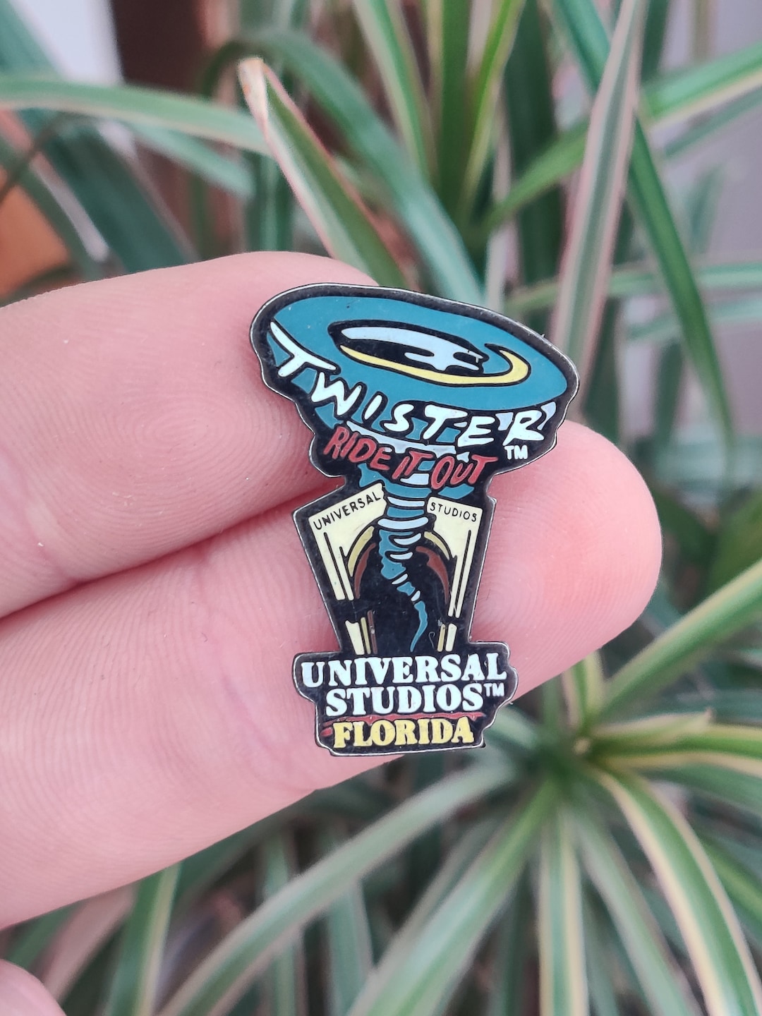 Universal Studios Twister Ride Vintage Enamel Lapel Pin Badge. - Etsy
