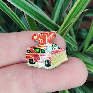 Chevy Van Vintage Enamel Pin Badge, Chevrolet. - Etsy