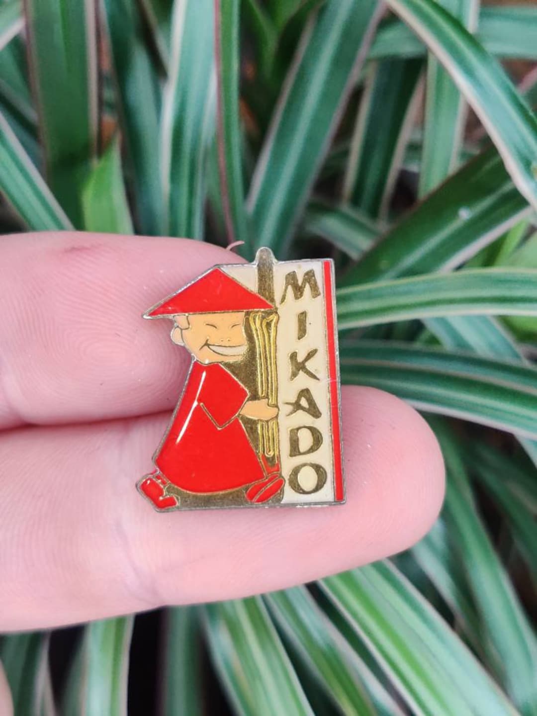 Mikado Pocky Hat Tie Lapel Enamel Pin Badge. Chocolate Japan Japanese ...