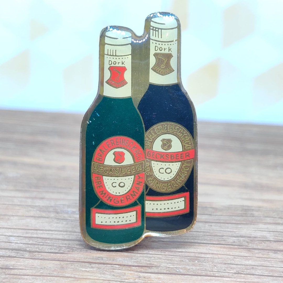 Beck's Beer Bottle Lapel Pin - Etsy