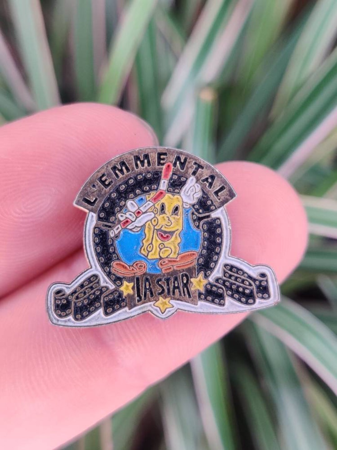 Emmental Cheese Vintage Enamel Lapel Pin Badge. - Etsy