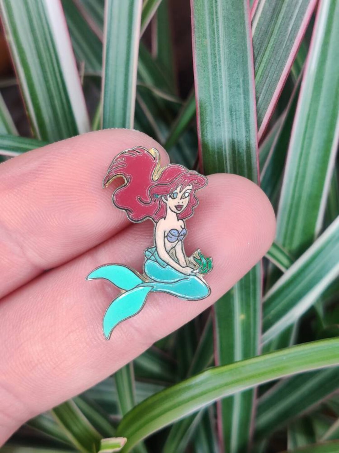 Ariel Little Mermaid Vintage Enamel Lapel Pin Badge, Disney. - Etsy