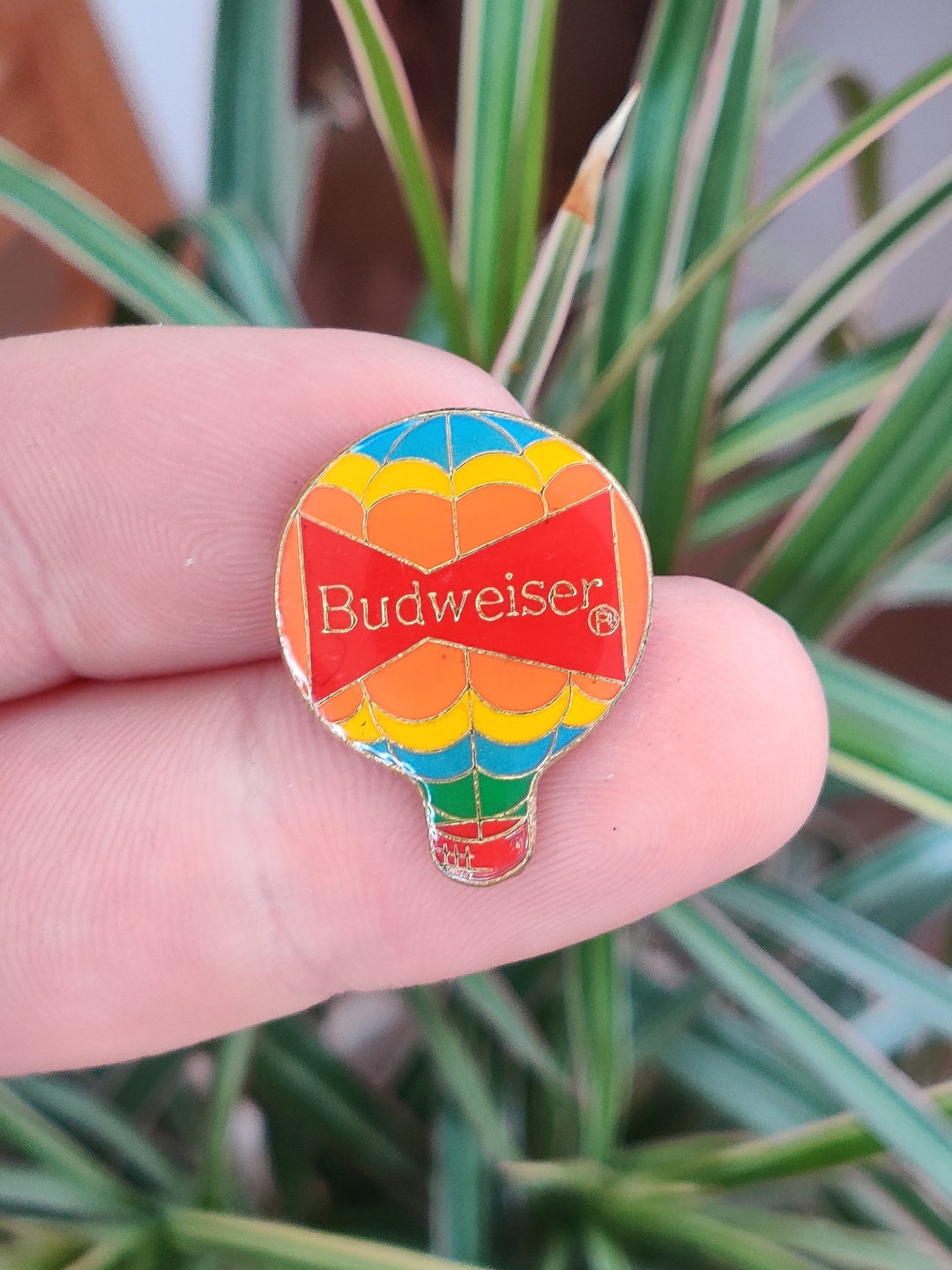 Budweiser Hot Air Balloon Vintage Lapel Pin Badge, Vintage Advertising ...