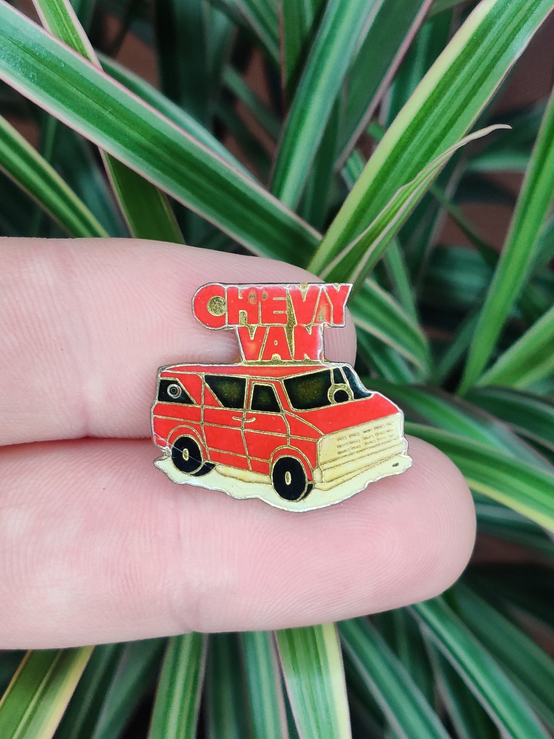 Chevy Van Vintage Enamel Pin Badge, Chevrolet. - Etsy