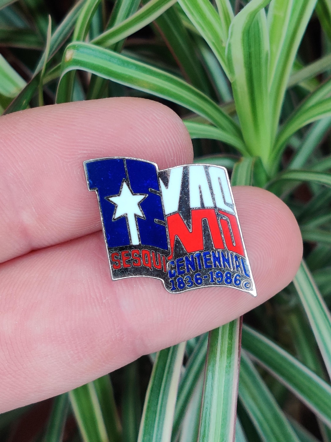Texas Sentinel 1986 Vintage Enamel Pin Badge - Etsy