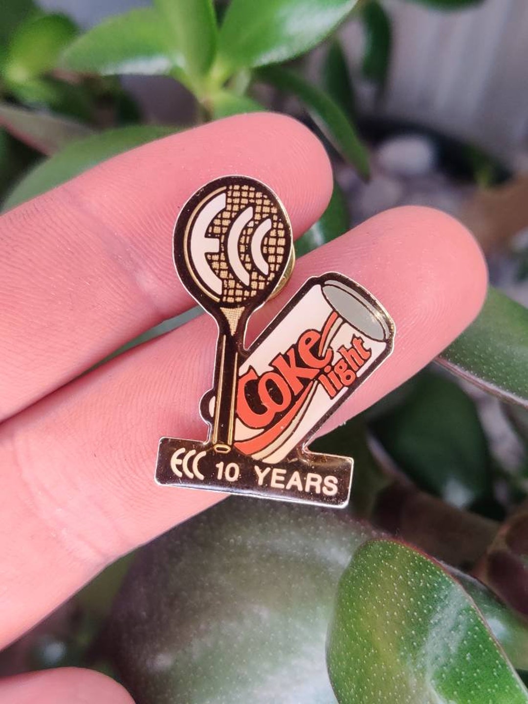 Coke Light Vintage Enamel Pin, Diet Coke. ECC 10 Years - Etsy