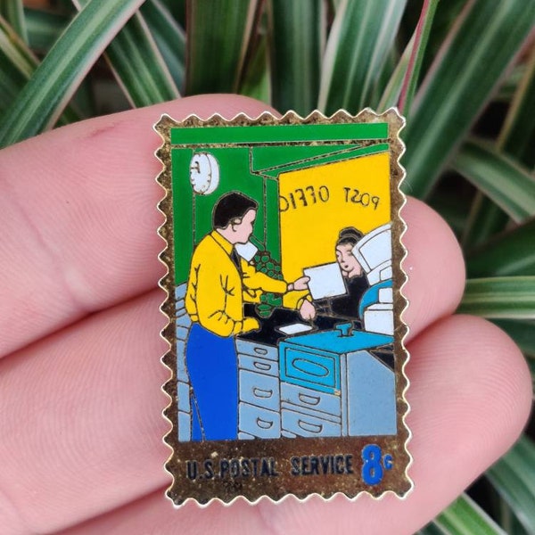 Vintage Postal Badges - Etsy