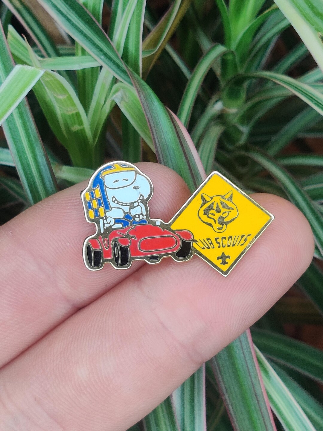 Snoopy Cub Scouts Vintage Enamel Pin Badge, Peanuts Boy Scout. - Etsy
