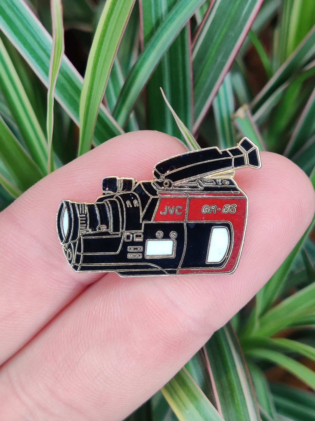 JVC GR 66 VHS Video Camera Vintage Enamel Lapel Pin Badge, - Etsy