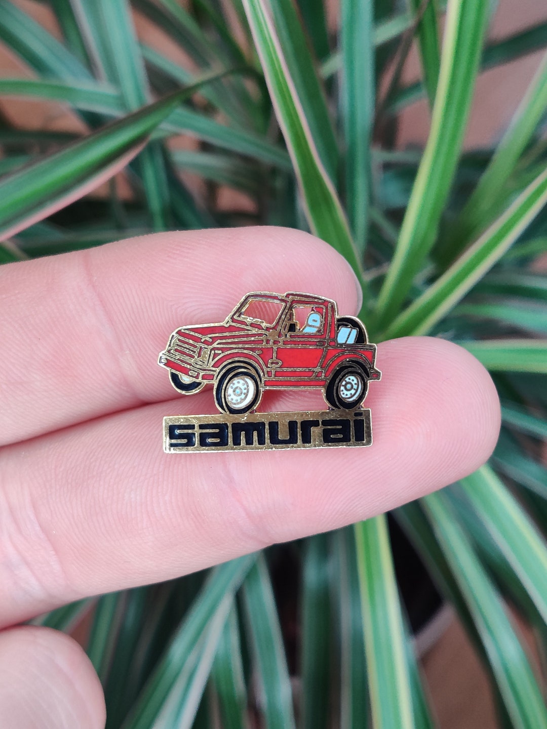 Suzuki Samurai Vintage Enamel Lapel Pin Badge. - Etsy