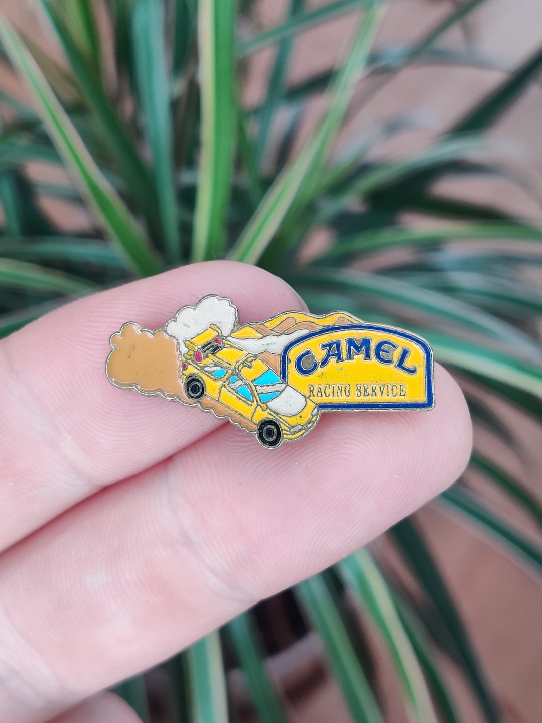 Camel Racing Service Rally Car Vintage Enamel Pin Lapel Badge. - Etsy