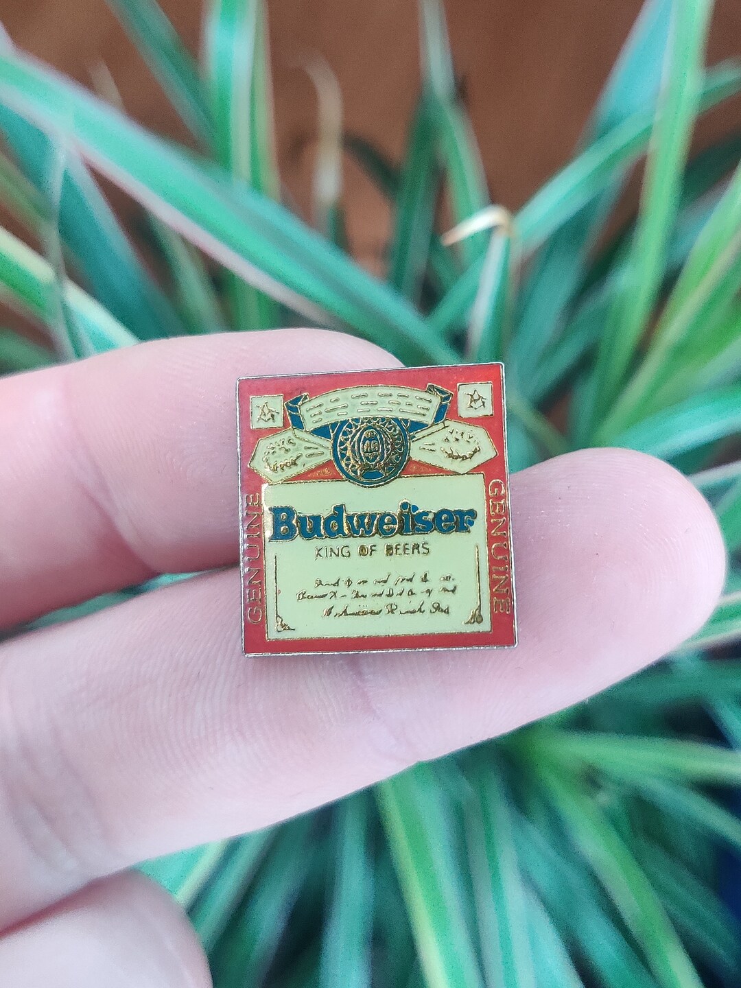 Budweiser Vintage Enamel Lapel Pin Badge. - Etsy