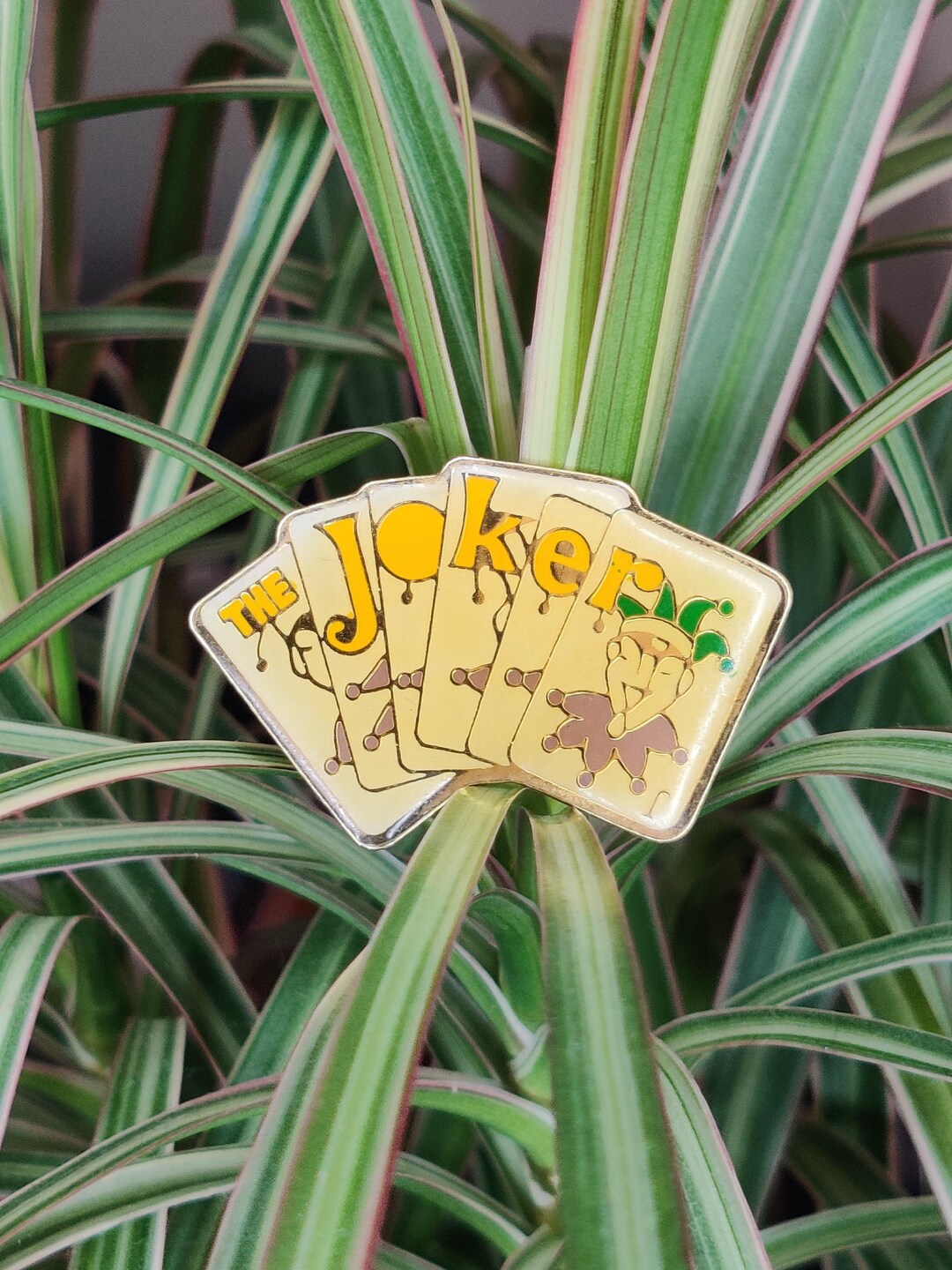 True Vintage Joker Batman Enamel Pin Badge Official Merchandise Stamped ...