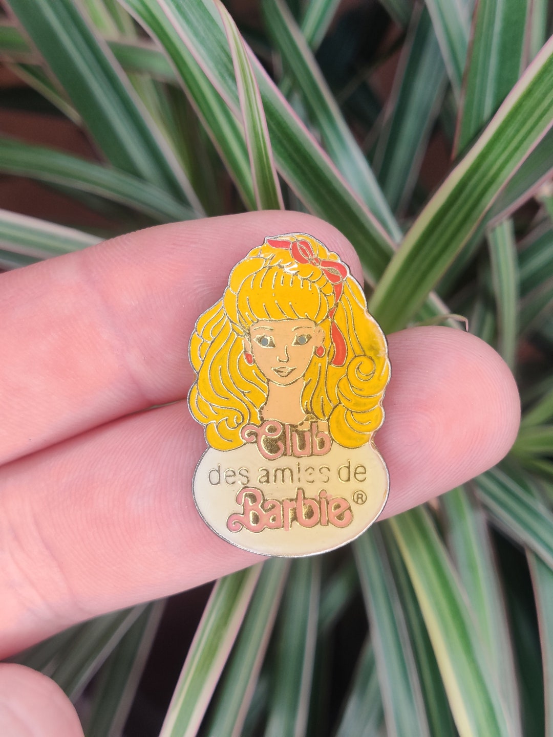 Club Barbie Vintage Enamel Pin Badge. - Etsy