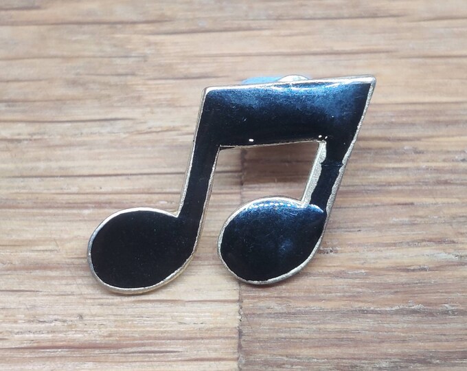 Beam Music Note Enamel Pin Badge. Sheet Music Lapel Pin. - Etsy