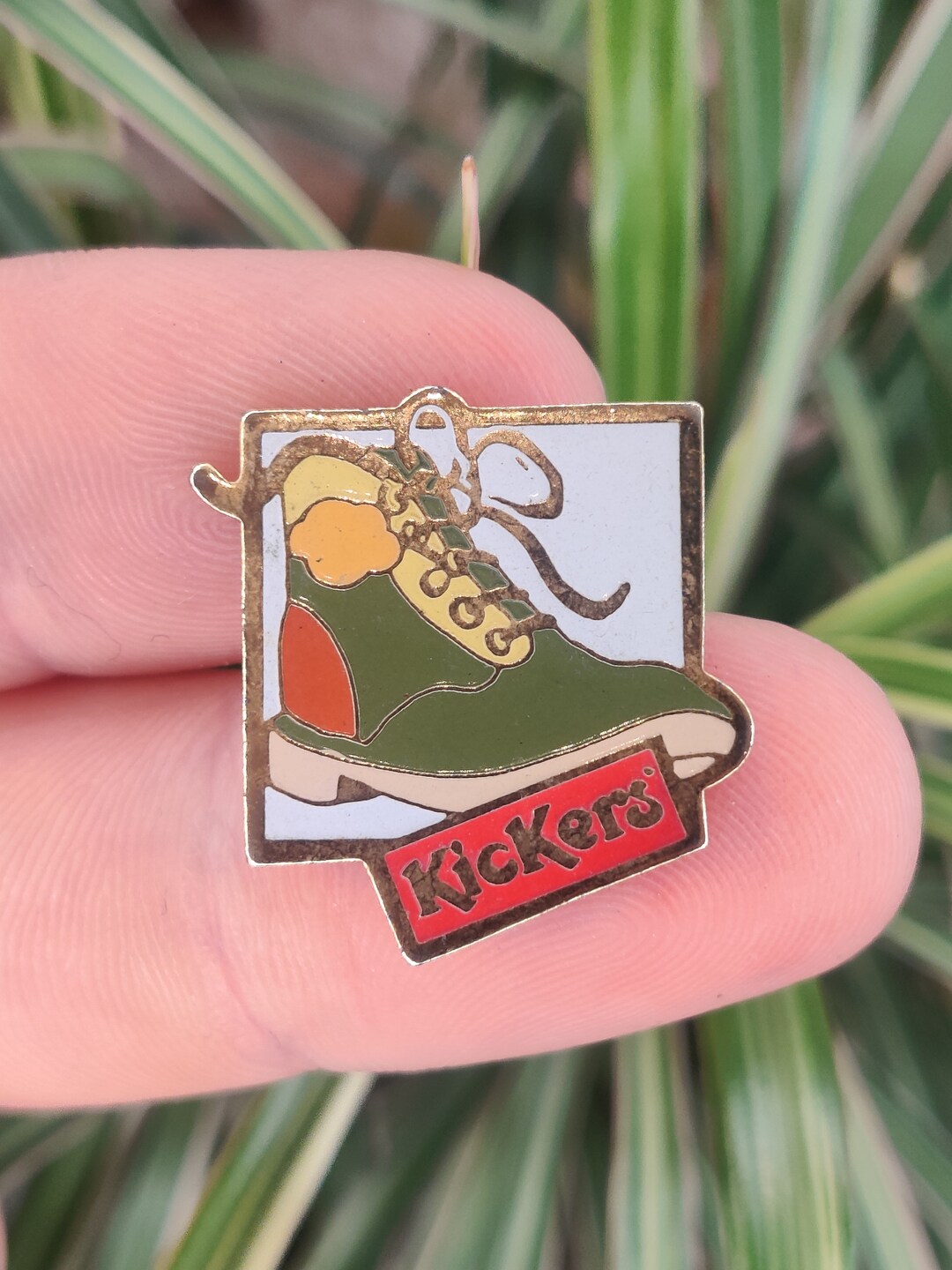 Kickers Vintage Enamel Lapel Pin Badge. - Etsy