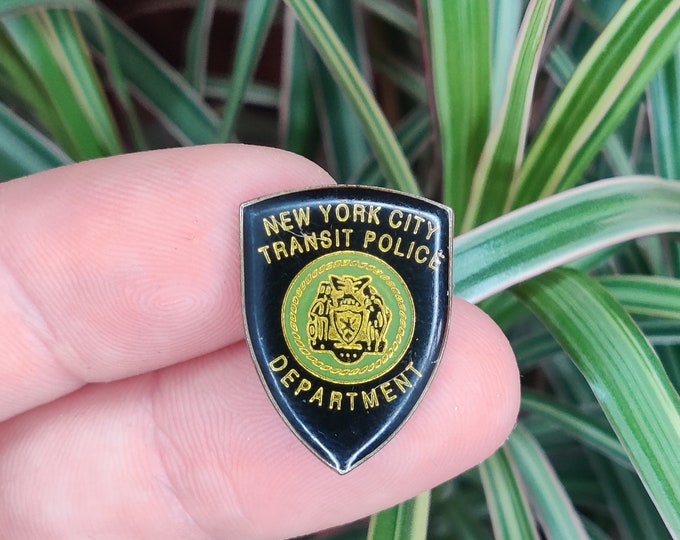 New York City Transit Police Department Vintage Enamel Lapel Pin. NY - Etsy