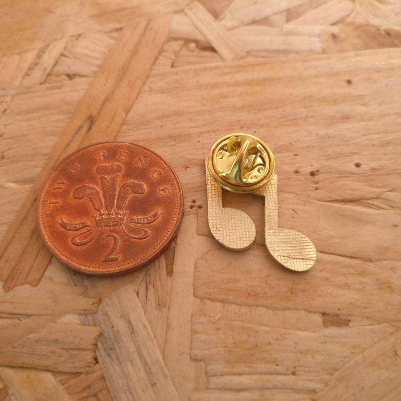 Beam Music Note Enamel Pin Badge. Sheet Music Lapel Pin. | Etsy