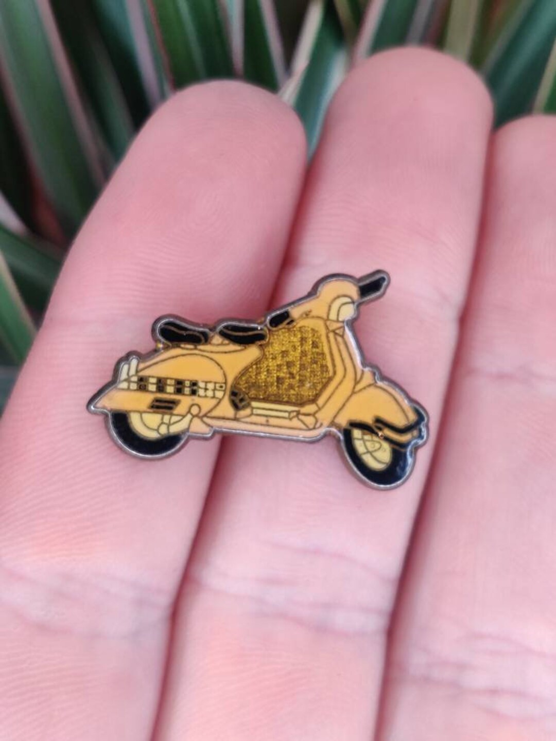 Scooter, Moped Vintage Enamel Lapel Pin Badge. - Etsy