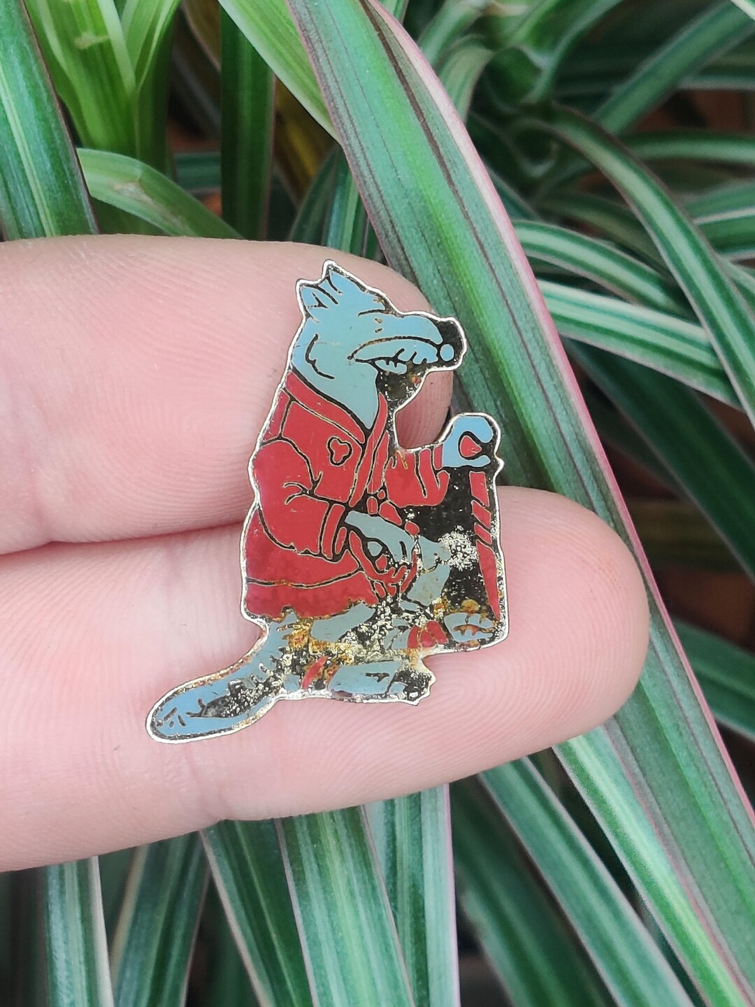 Master Splinter Teenage Mutant Ninja Turtles Vintage Enamel Lapel Pin ...