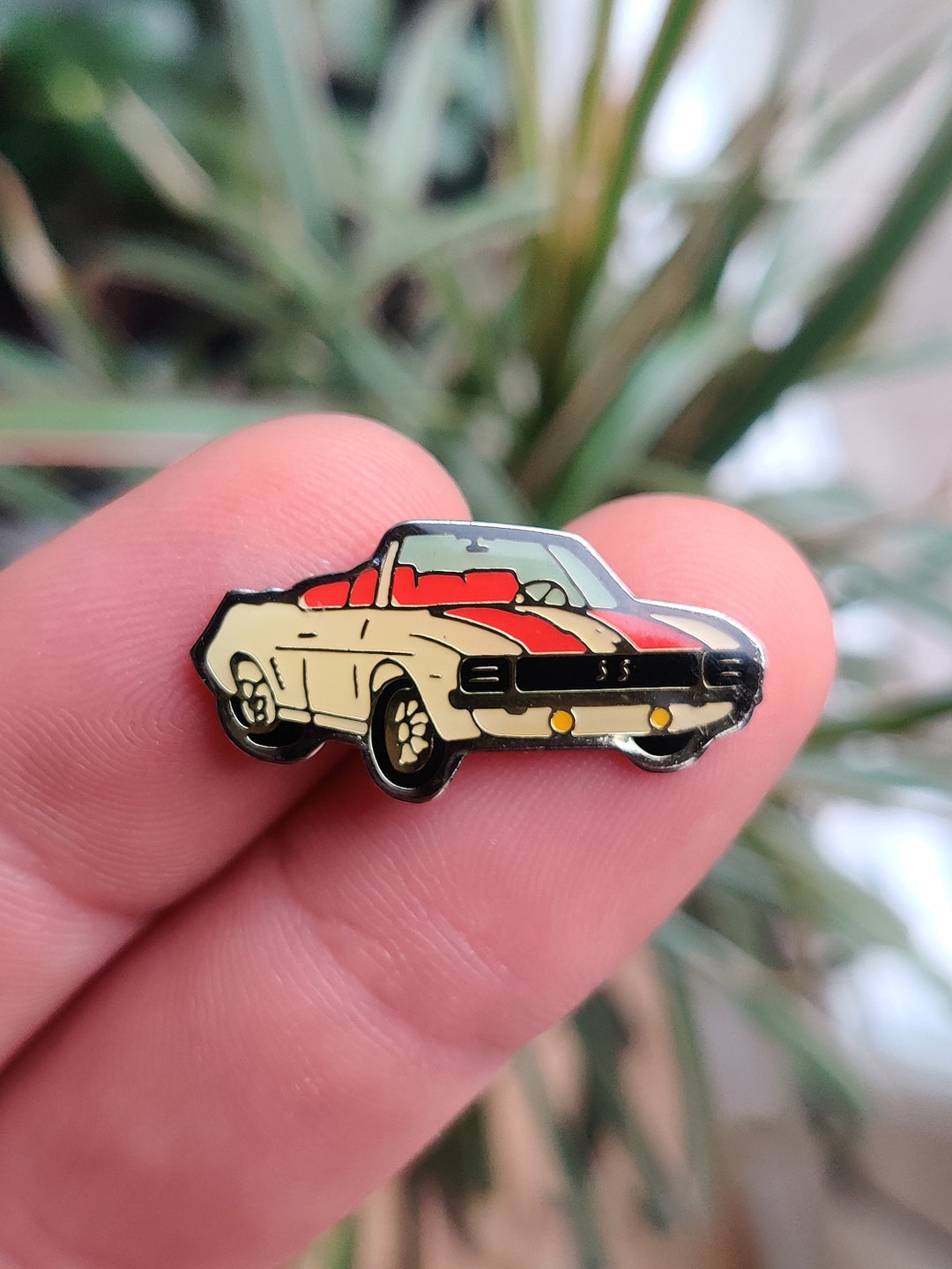 Chevrolet Camaro Super Sport, Vintage Enamel Lapel Pin Badge. - Etsy