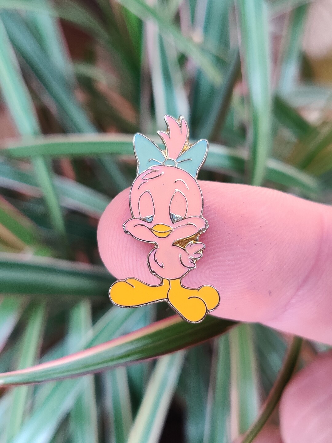 Sweetie Pie, Tiny Toon Adventures Vintage Enamel Lapel Pin Badge ...
