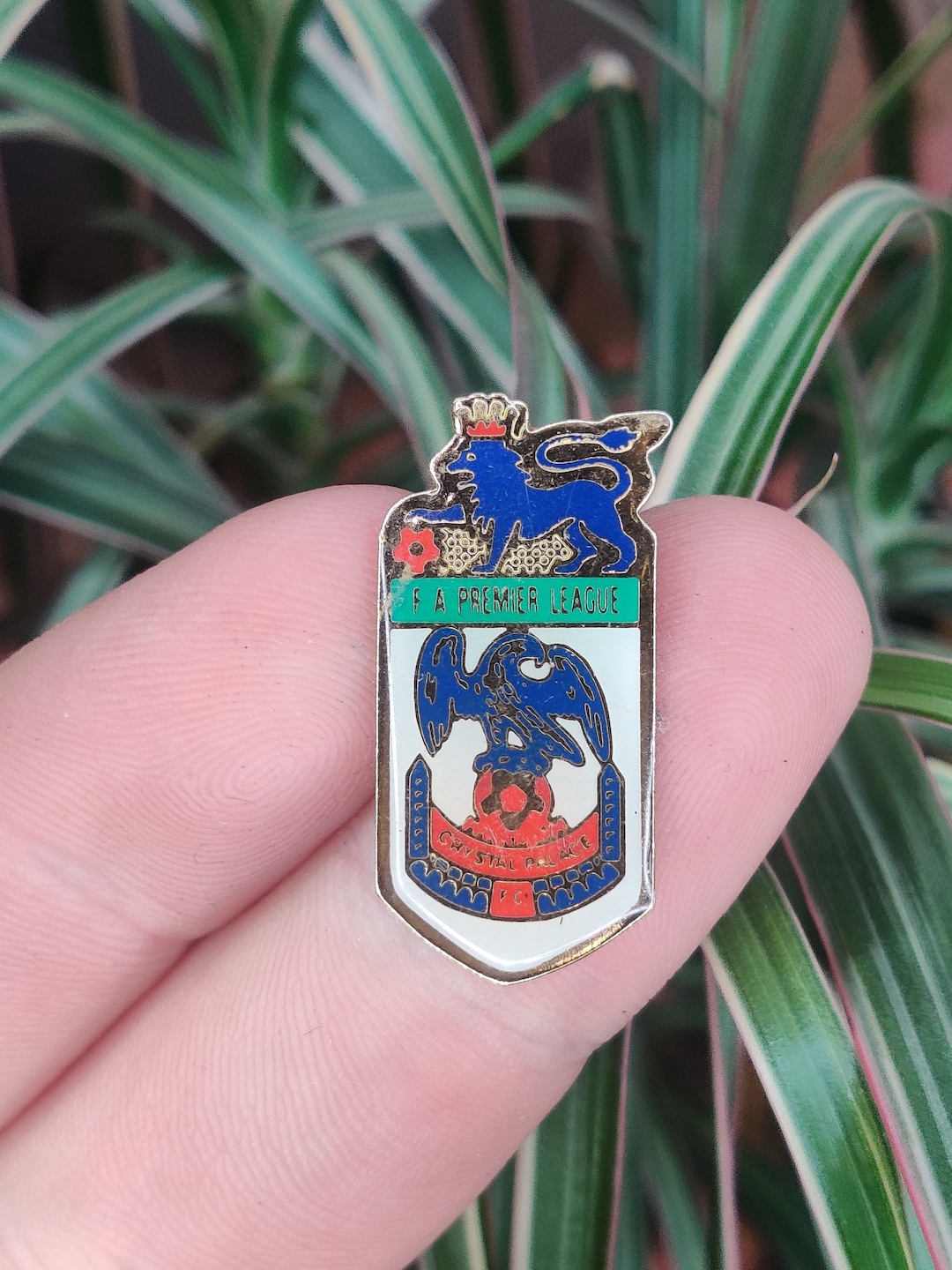 Crystal Palace Football Club Soccer Vintage Enamel Lapel Pin Badge, FA ...